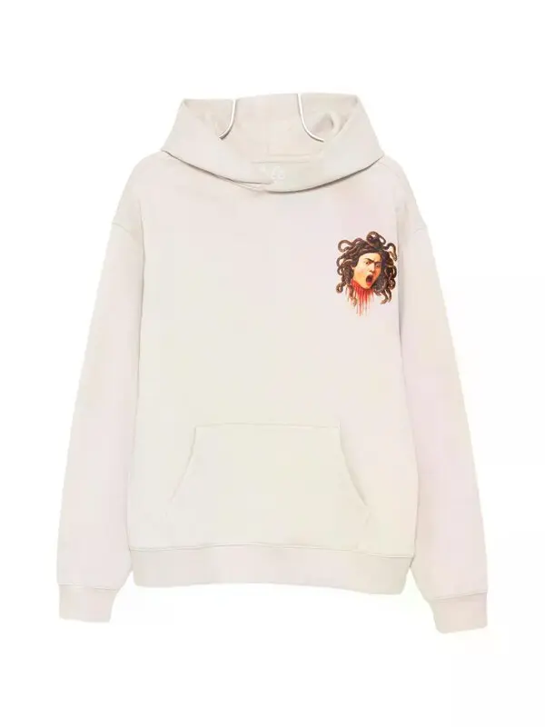 MELT Graphic-print Hoodie - Neutrals