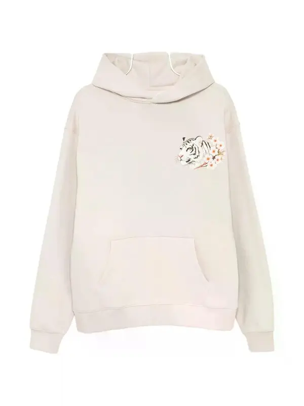 MELT Graphic-print Hoodie - Neutrals