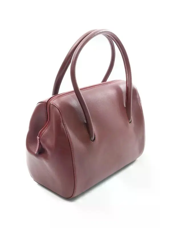 Cartier 2000s Mast Line Leather Handbag