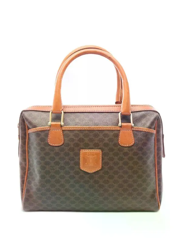 Celine 2000s Macadam Boston Tote Bag