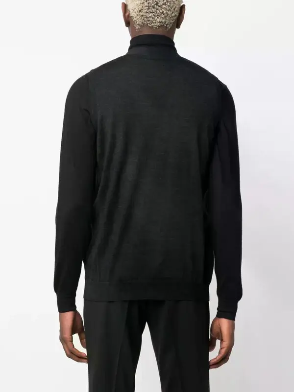 Fedeli Virgin Wool V-neck Cardigan