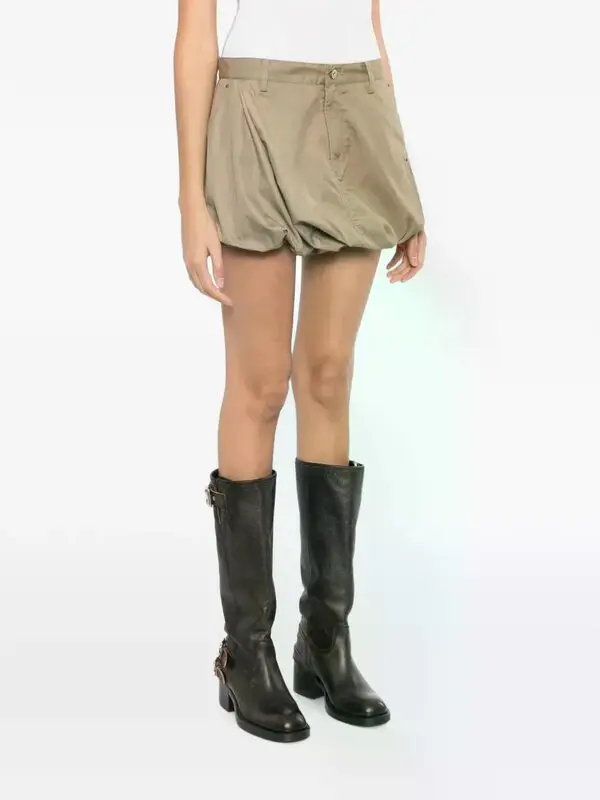 JNBY Bubble-hem Belt-loop Shorts