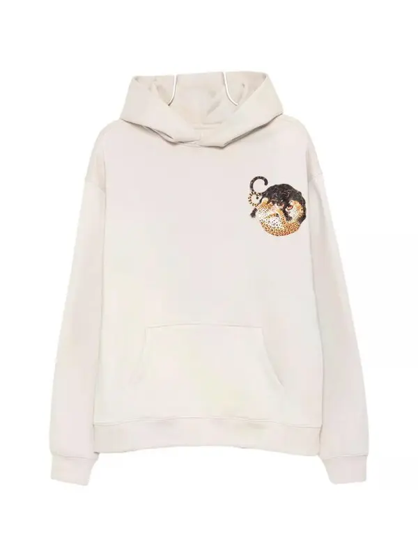 MELT Graphic-print Hoodie - Neutrals