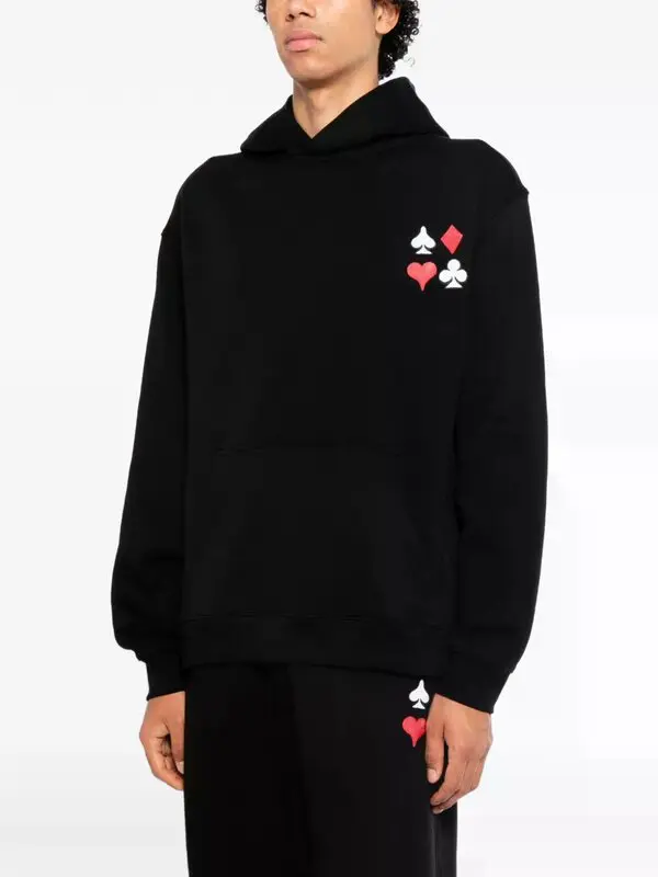 MELT Graphic-print Hoodie - Black