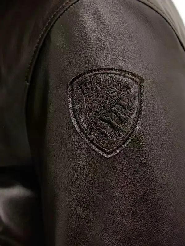 BLAUER. Coniston Leather Bomber Jacket