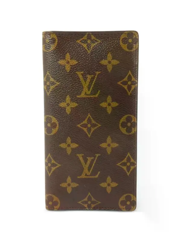LOUIS VUITTON Porte Valeurs Monogram Wallet - Brown