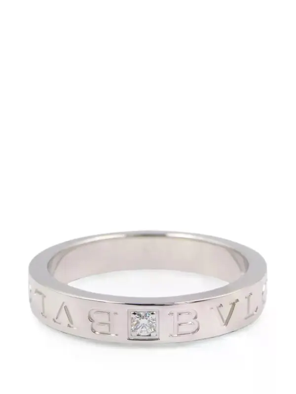 BVLGARI 2010s B-zero1 Diamond Ring - Silver