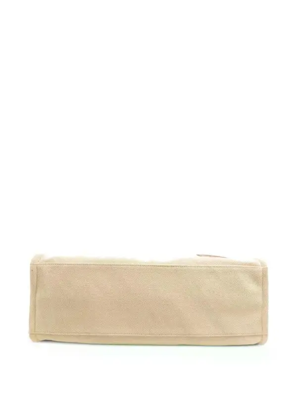 Bally Logo Print Canvas Tote Bag