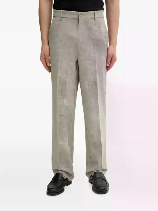 LES DEUX Check Pattern Tailored Trousers