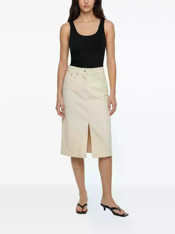 A.p.c. Denim Split Skirt
