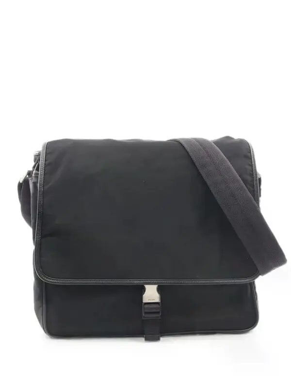 Prada 2000s Buckle-detail Shoulder Bag