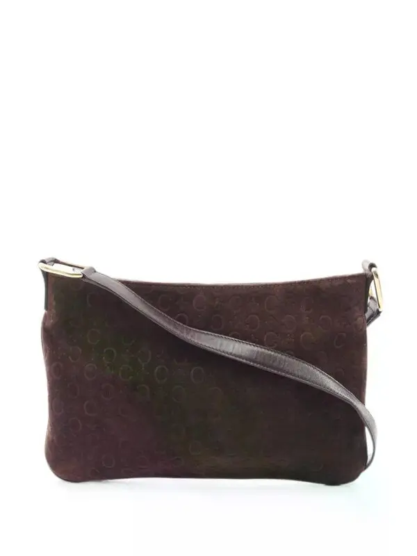 Celine 2000s C Blazon Leather Shoulder Bag