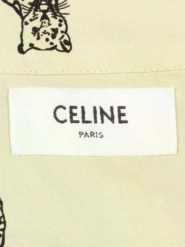 Celine 2010s Animal-print Shirt