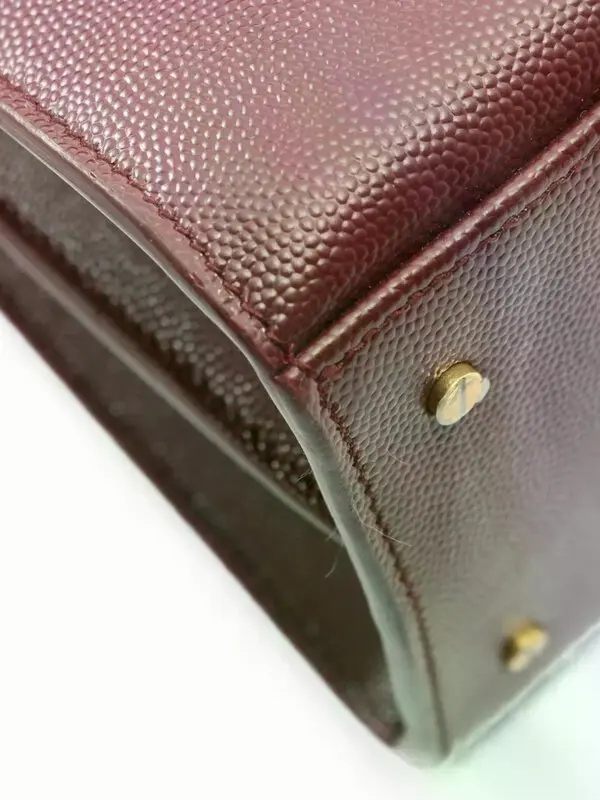 Saint Laurent 2010s Cassandre Leather Handbag