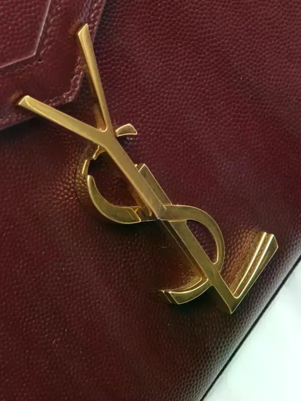 Saint Laurent 2010s Cassandre Leather Handbag
