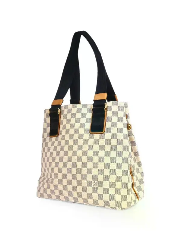 LOUIS VUITTON 2012 Damier Azur Cabas Tote Bag