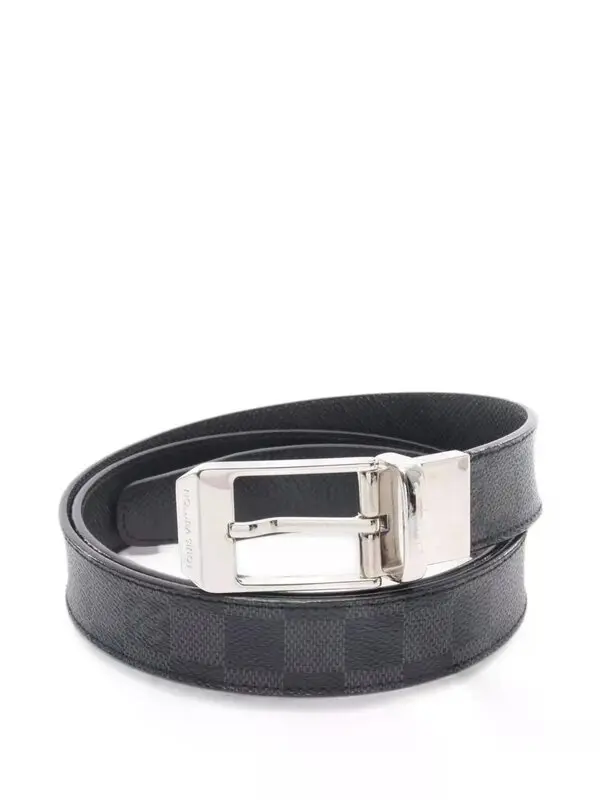 LOUIS VUITTON Damier Graphite Belt
