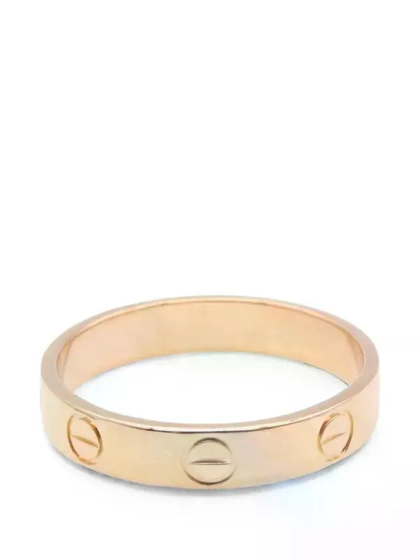 Cartier 18k Rose Gold Love Ring - Pink