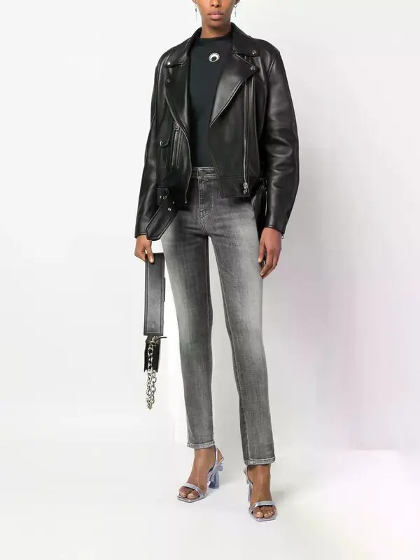 DIESEL® Skinny Jeans With Logo Patch