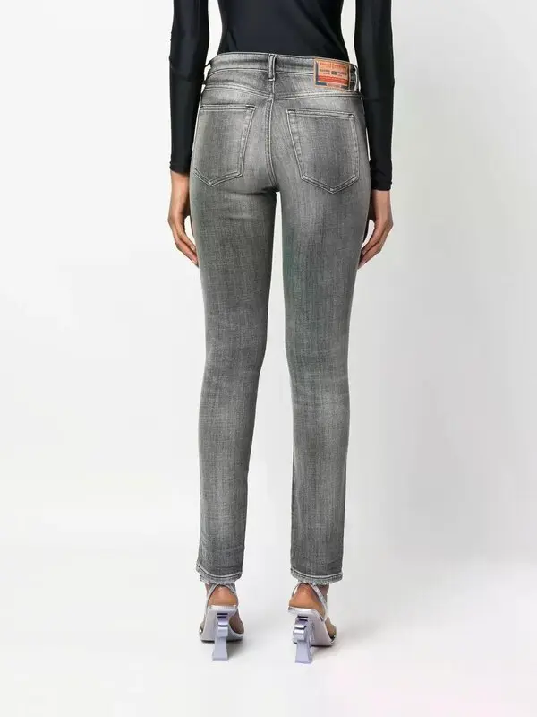 DIESEL® Skinny Jeans With Logo Patch