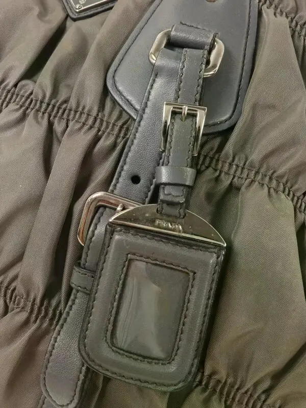Prada Tessuto Gaufre Two-way Handbag