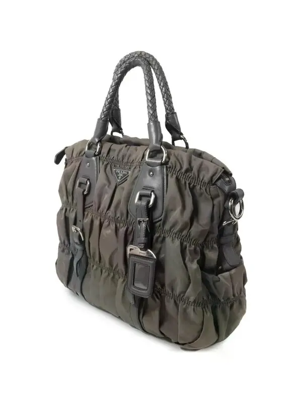 Prada Tessuto Gaufre Two-way Handbag