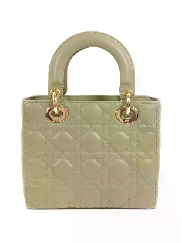 Dior Lady My Abcdior Tote Bag - Green
