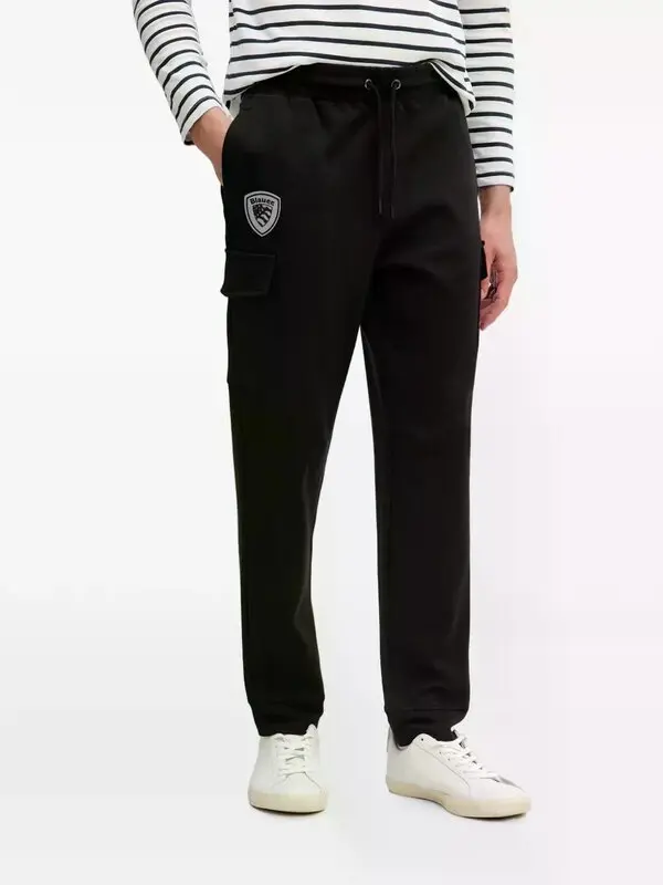 BLAUER. Logo-patch Drawstring Track Pants