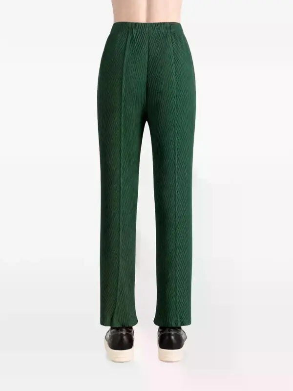 Issey Miyake Pleated Straight-leg Trousers
