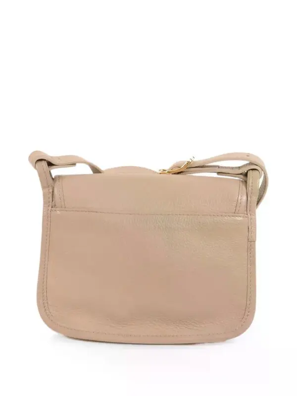 Longchamp Grained Leather Shoulder Bag