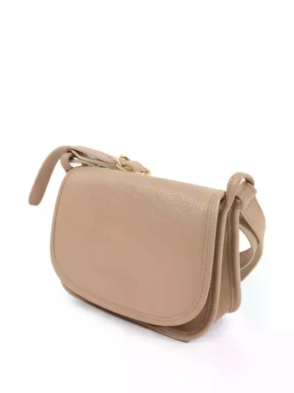 Longchamp Grained Leather Shoulder Bag