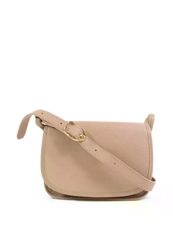 Longchamp Grained Leather Shoulder Bag