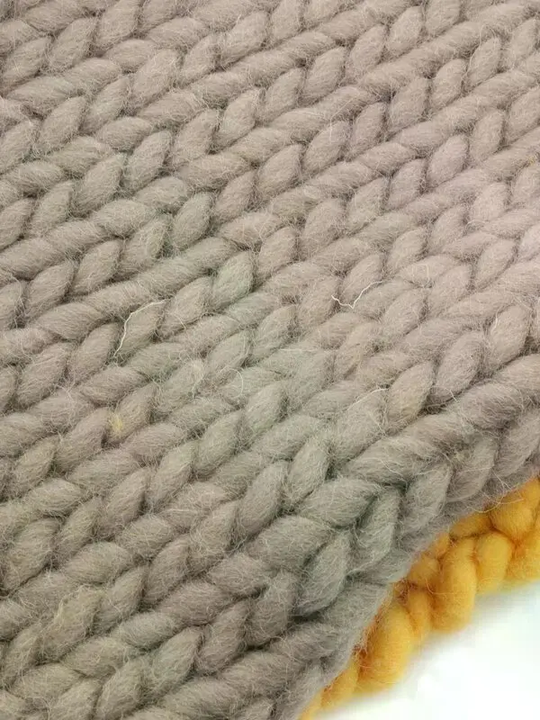 Fendi 2000s Logo-detail Chunky-knit Scarf