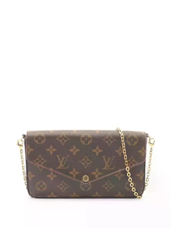LOUIS VUITTON Pochette Félicie Monogram Chain Cross Body Bag
