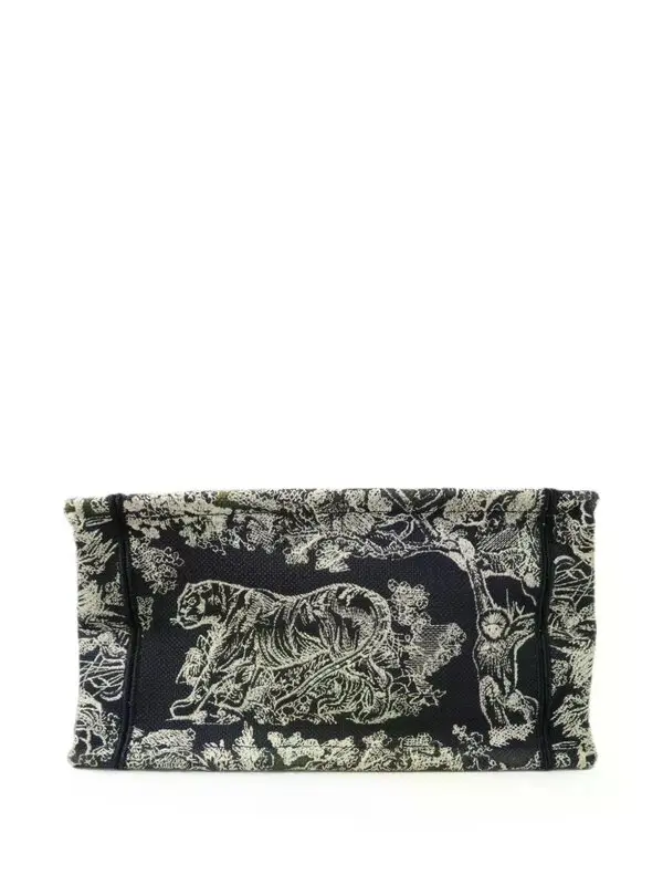 Dior Small Book Tote Oblique Tote Bag - Blue