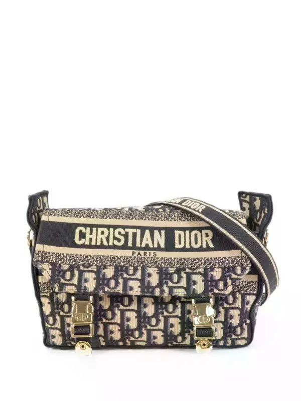 Dior Small Diorcamp Oblique Shoulder Bag - Blue