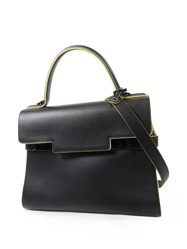 Delvaux Tempete Mm Tote Bag - Black