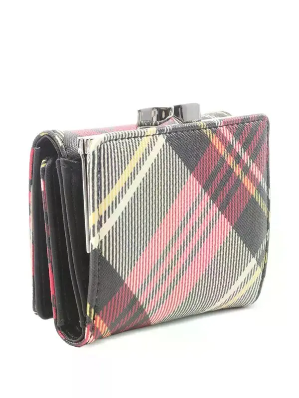 VIVIENNE WESTWOOD 2020s Small Frame Orb-plaque Tri-fold Wallet