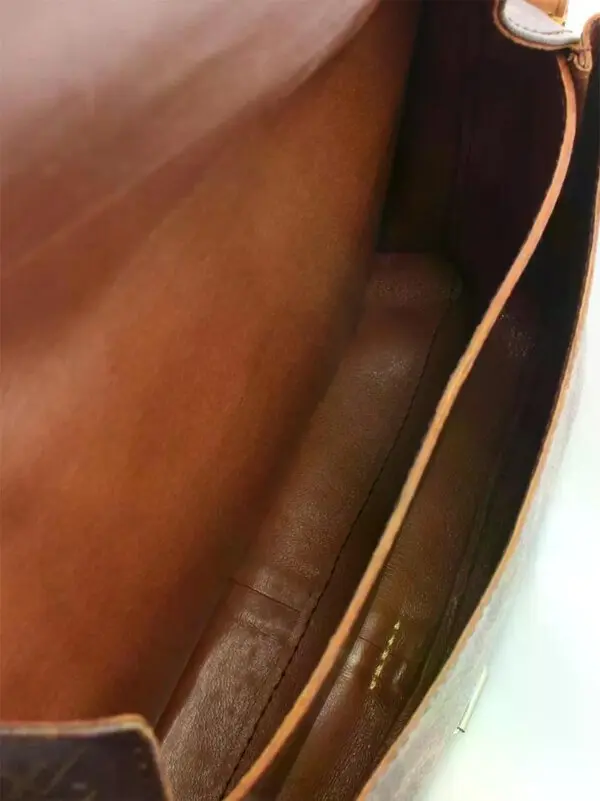 LOUIS VUITTON 1983 Gm Cartouchière Monogram Shoulder Bag