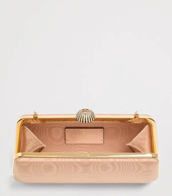 Valentino Garavani Moiré Carry Secrets Clutch Bag