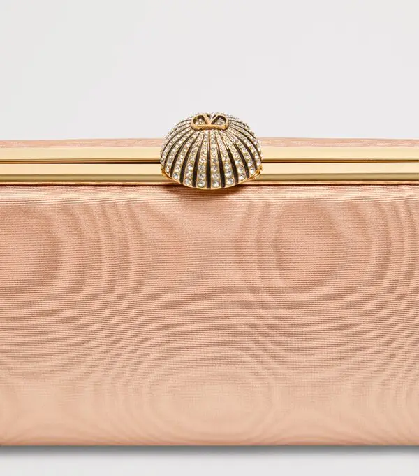 Valentino Garavani Moiré Carry Secrets Clutch Bag