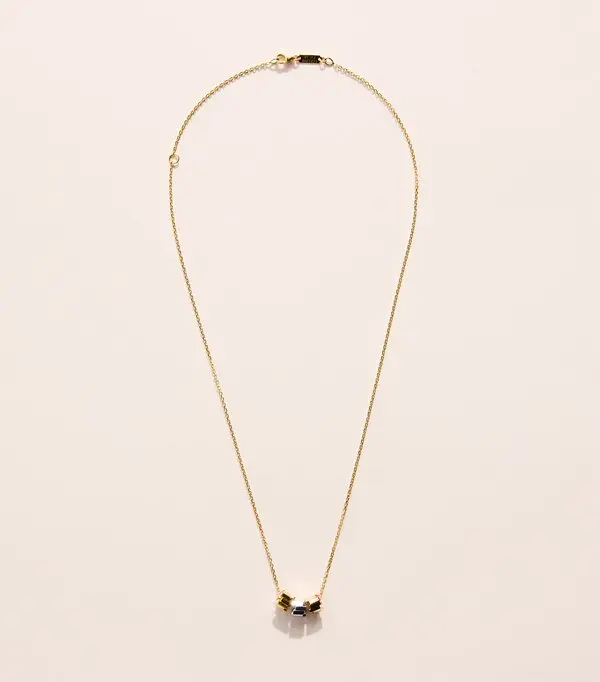 SUZANNE KALAN Mixed Gold Infinite Necklace