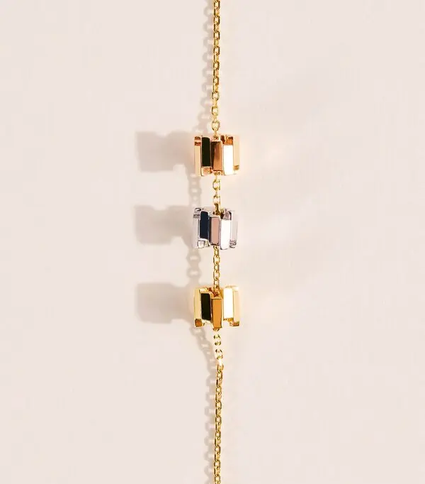 SUZANNE KALAN Mixed Gold Infinite Necklace