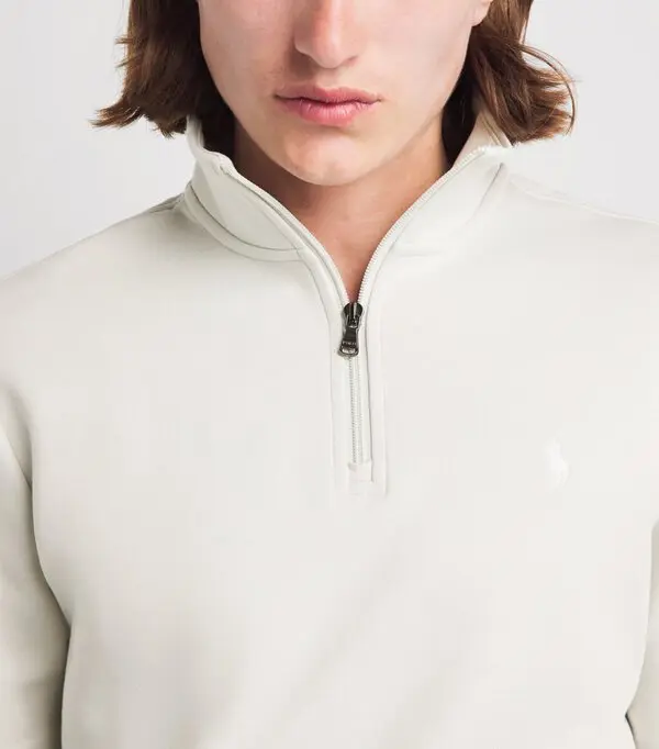 Polo Ralph Lauren Polo Pony Quarter-zip Sweatshirt - Grey