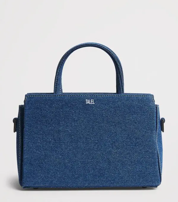 TALEL PARIS Medium Denim V2 Tote Bag
