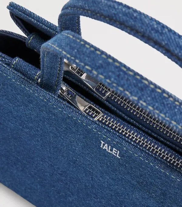 TALEL PARIS Medium Denim V2 Tote Bag