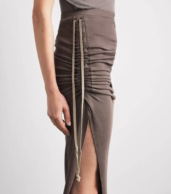 Rick Owens Edfu Gathered Maxi Skirt