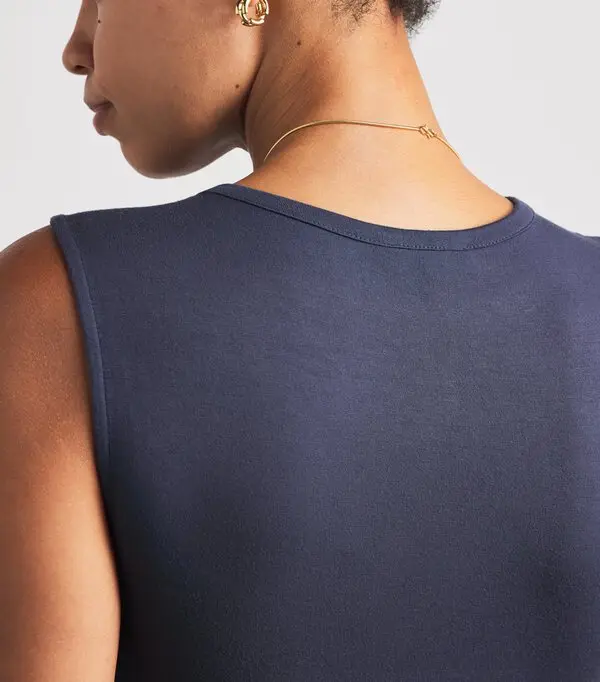 Paige Draped Jersey Midi Dress