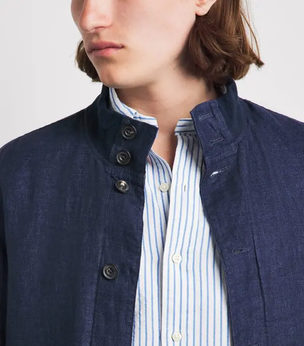 Polo Ralph Lauren Linen Herringbone Harrington Jacket