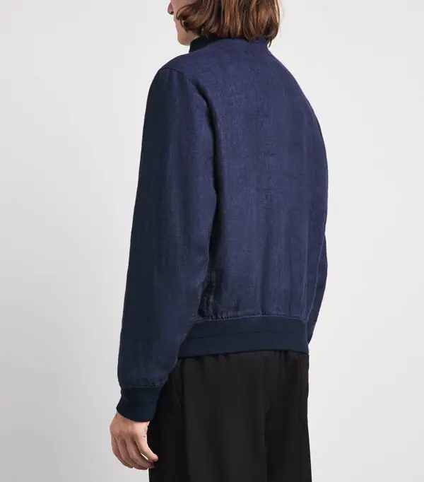 Polo Ralph Lauren Linen Herringbone Harrington Jacket